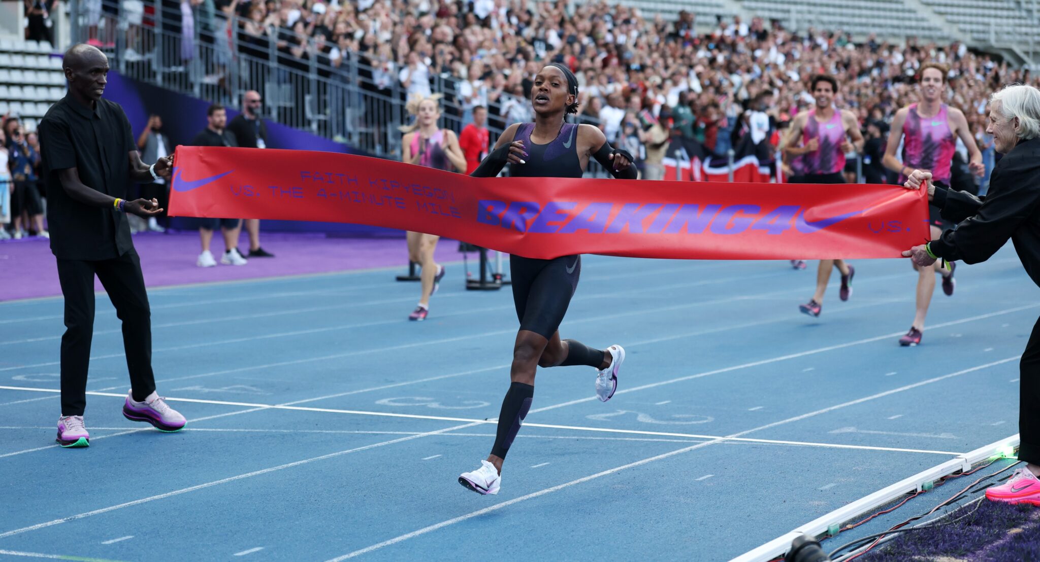 Faith Kipyegon Smashes Her Own World Record by 1.22 Seconds in Paris ...